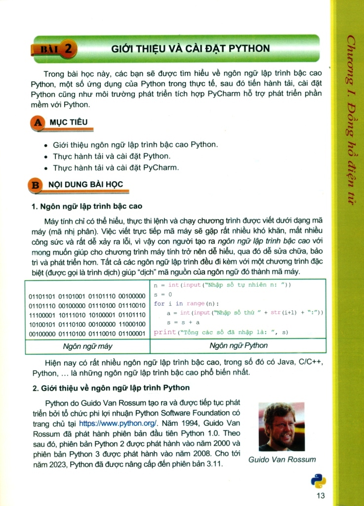 CODING 10 - LẬP TRÌNH VỚI PYTHON (Hành trang cho tương lai)